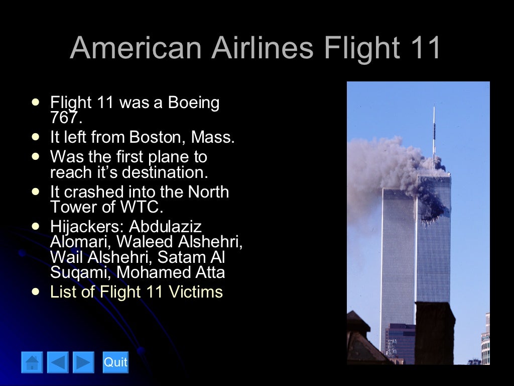 American Airlines Flight 11 Flight