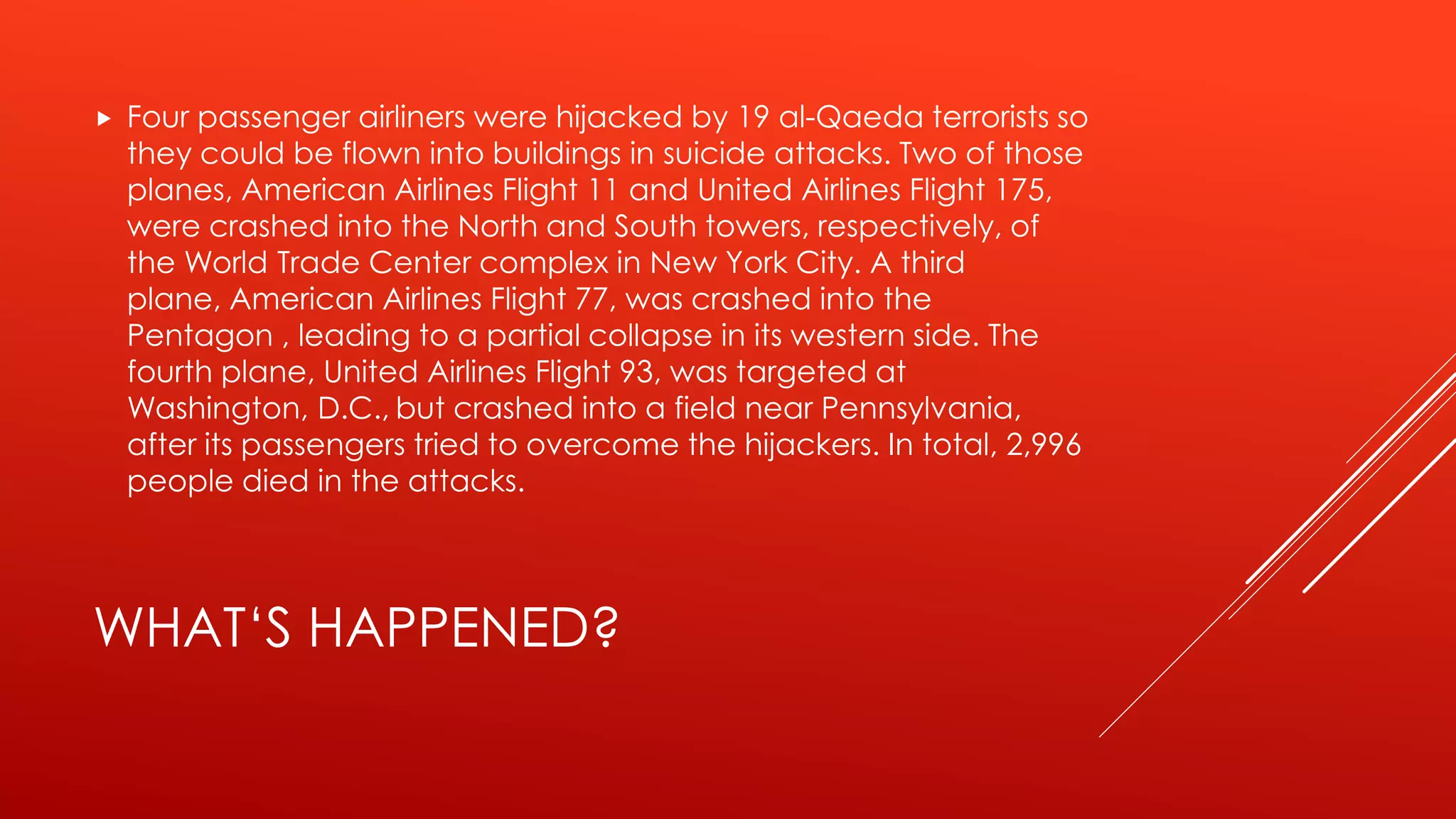 September 11 attacks | PPTX