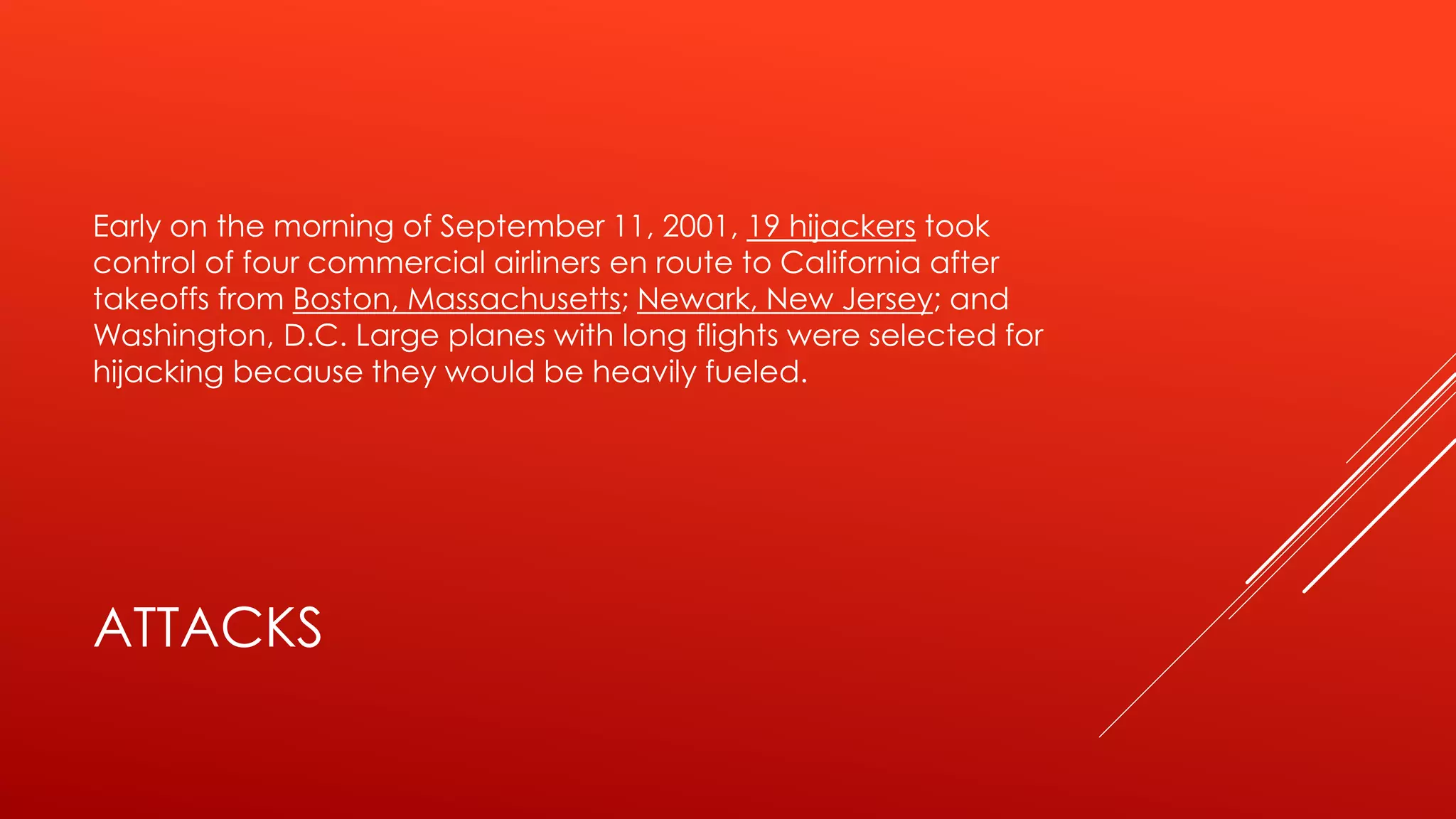 September 11 attacks | PPTX