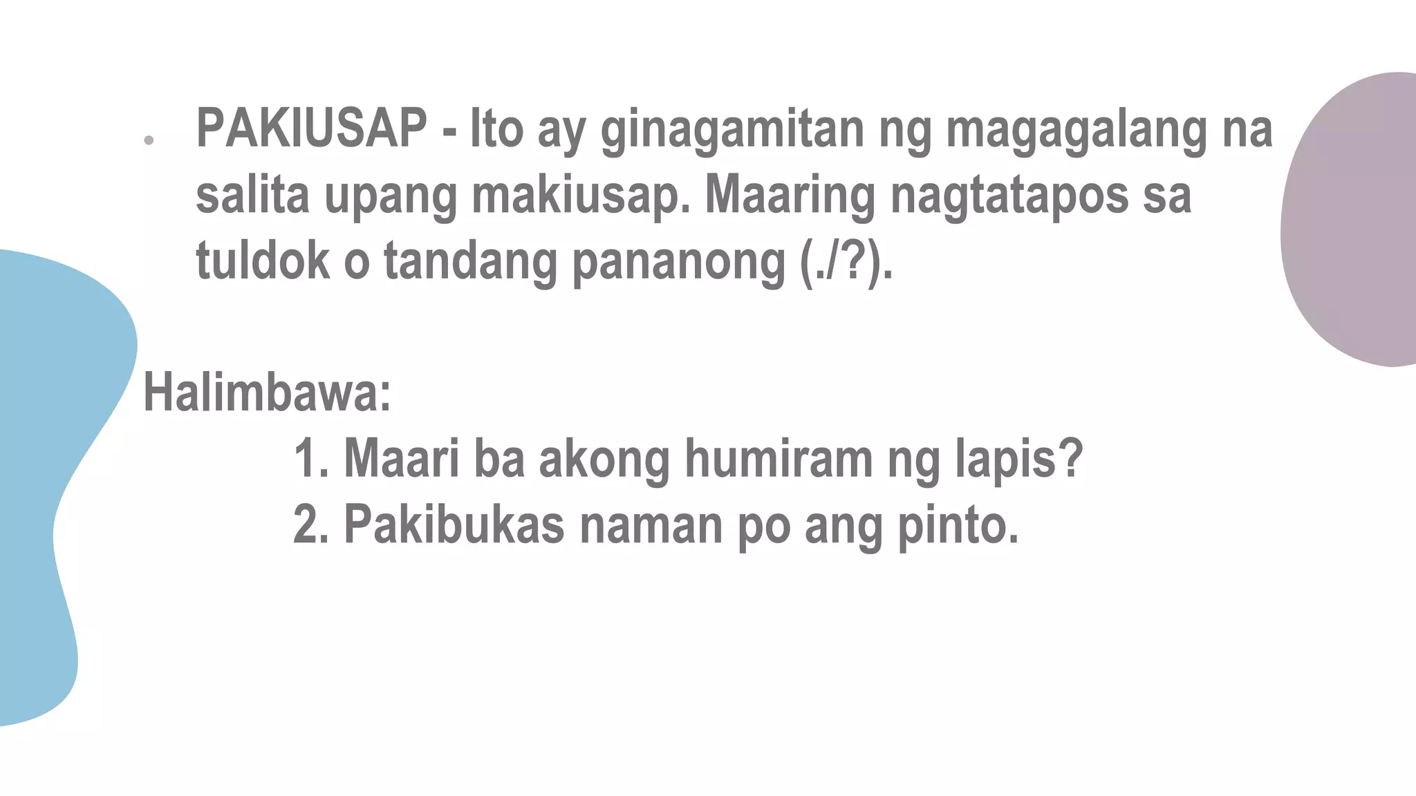 BAHAGI AT AYOS NG PANGUNGUSAP | PPTX