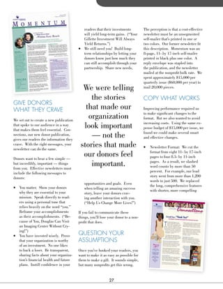 Cutting Your Print Newsletter? THINK AGAIN! | PDF