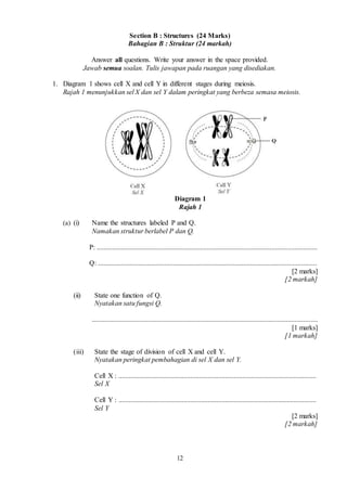 September 2015 biology form 4 test | DOCX
