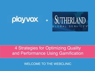 WebClinic-4 Strategies for Optimizing Quality and Performance Using ...