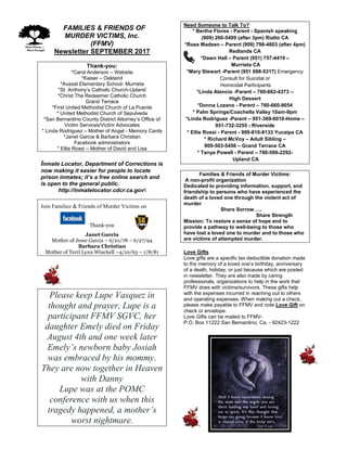 Families and Friends of Murder Victims September 2017 | PDF