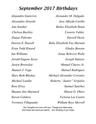 Families and Friends of Murder Victims September 2017 | PDF