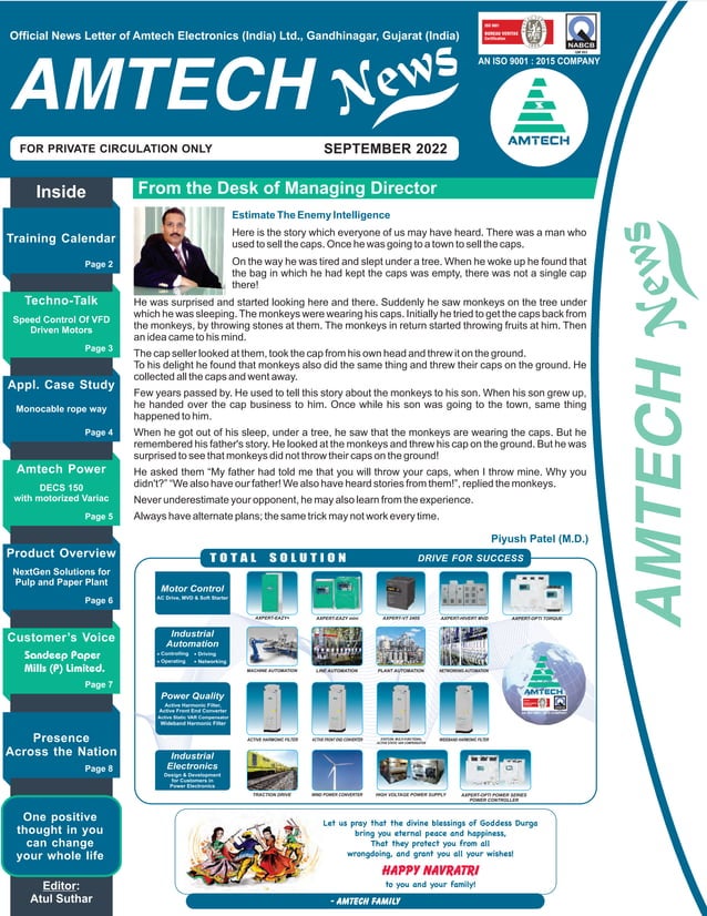 Amtech Drive Solution Newsletter | PDF