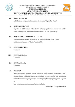 September ceria | DOCX