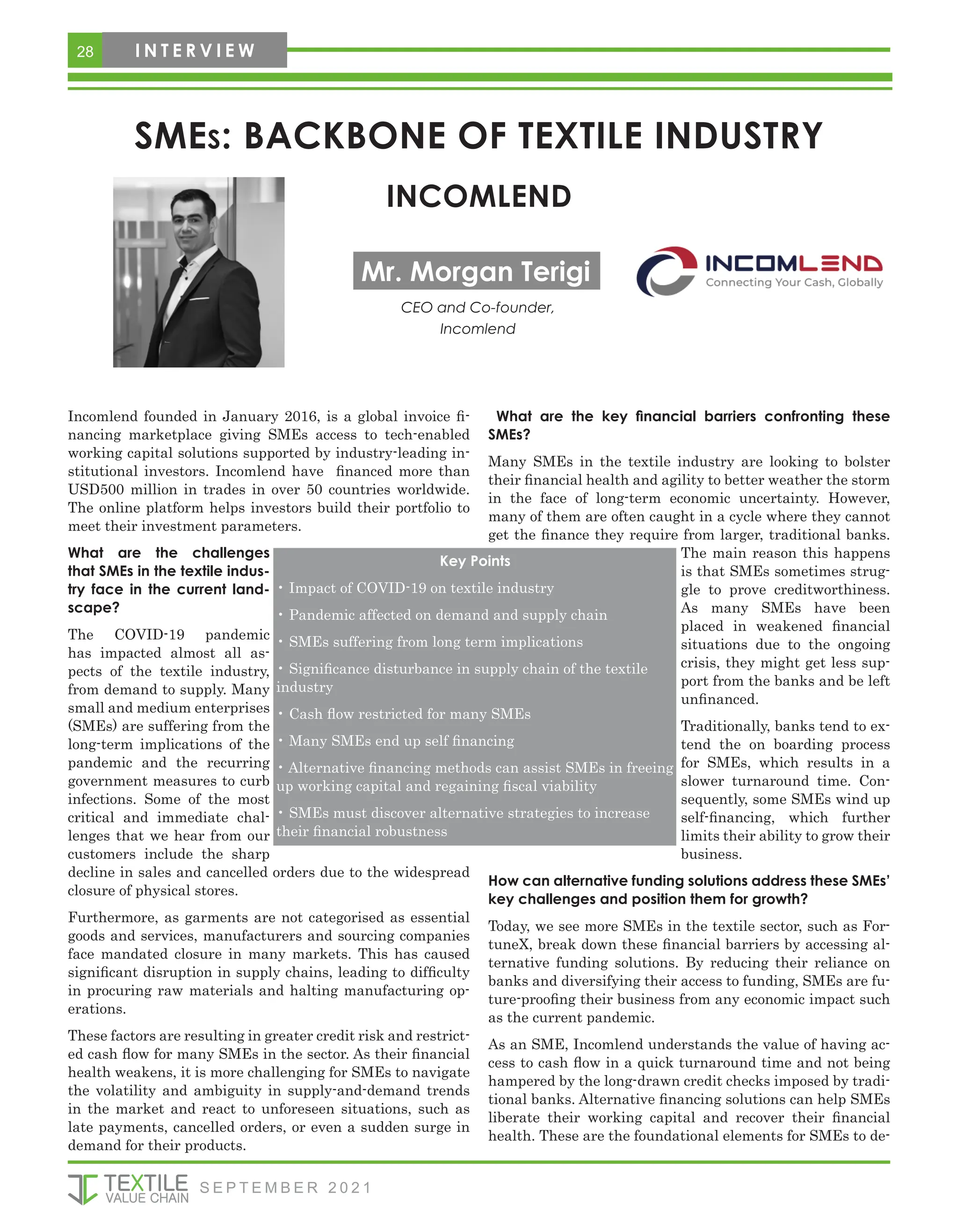 Textile Value Chain- Sep 2021 | PDF