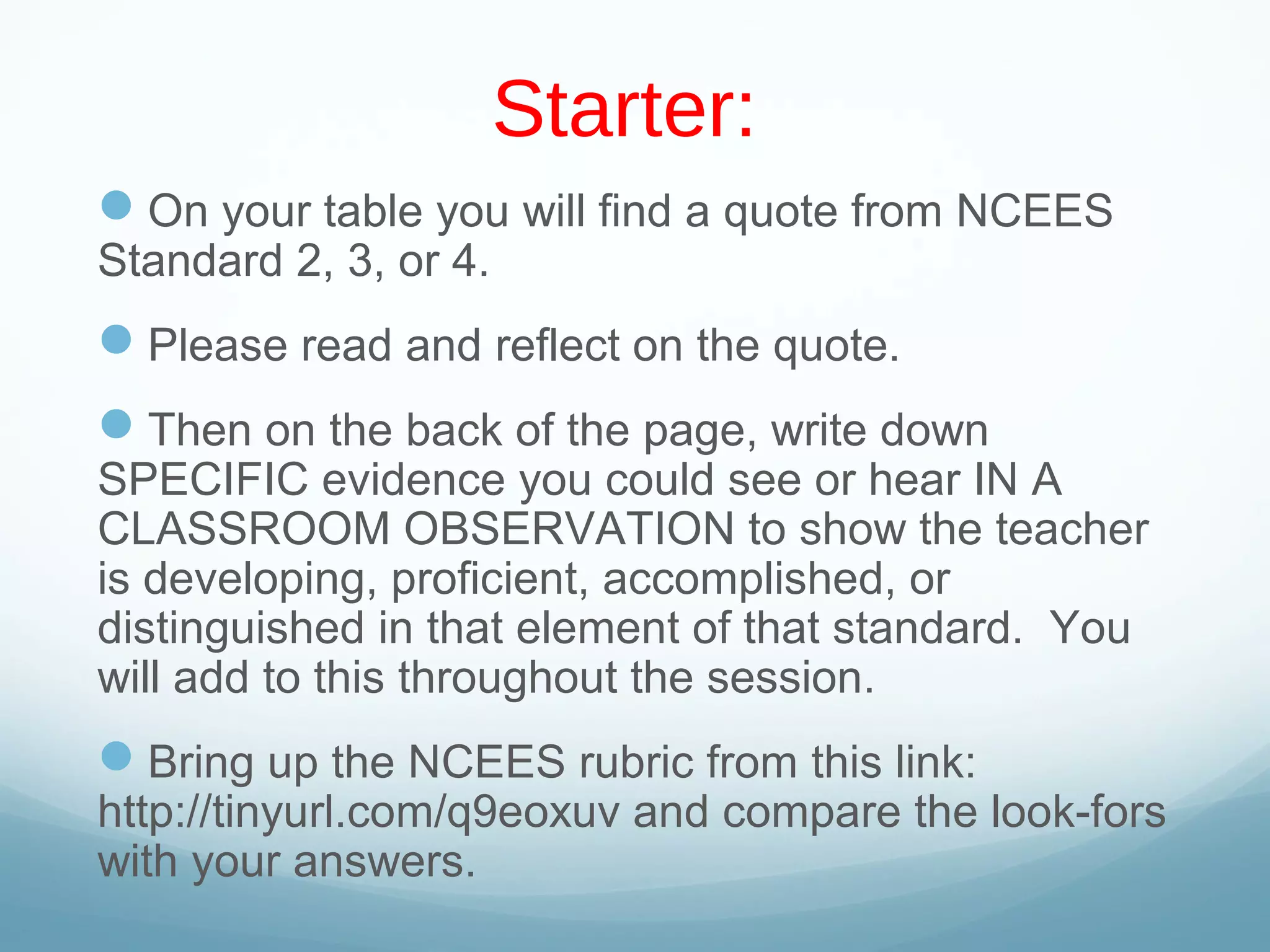 September NCEES Calibration | PPT
