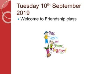 September parent meeting reception | PPTX