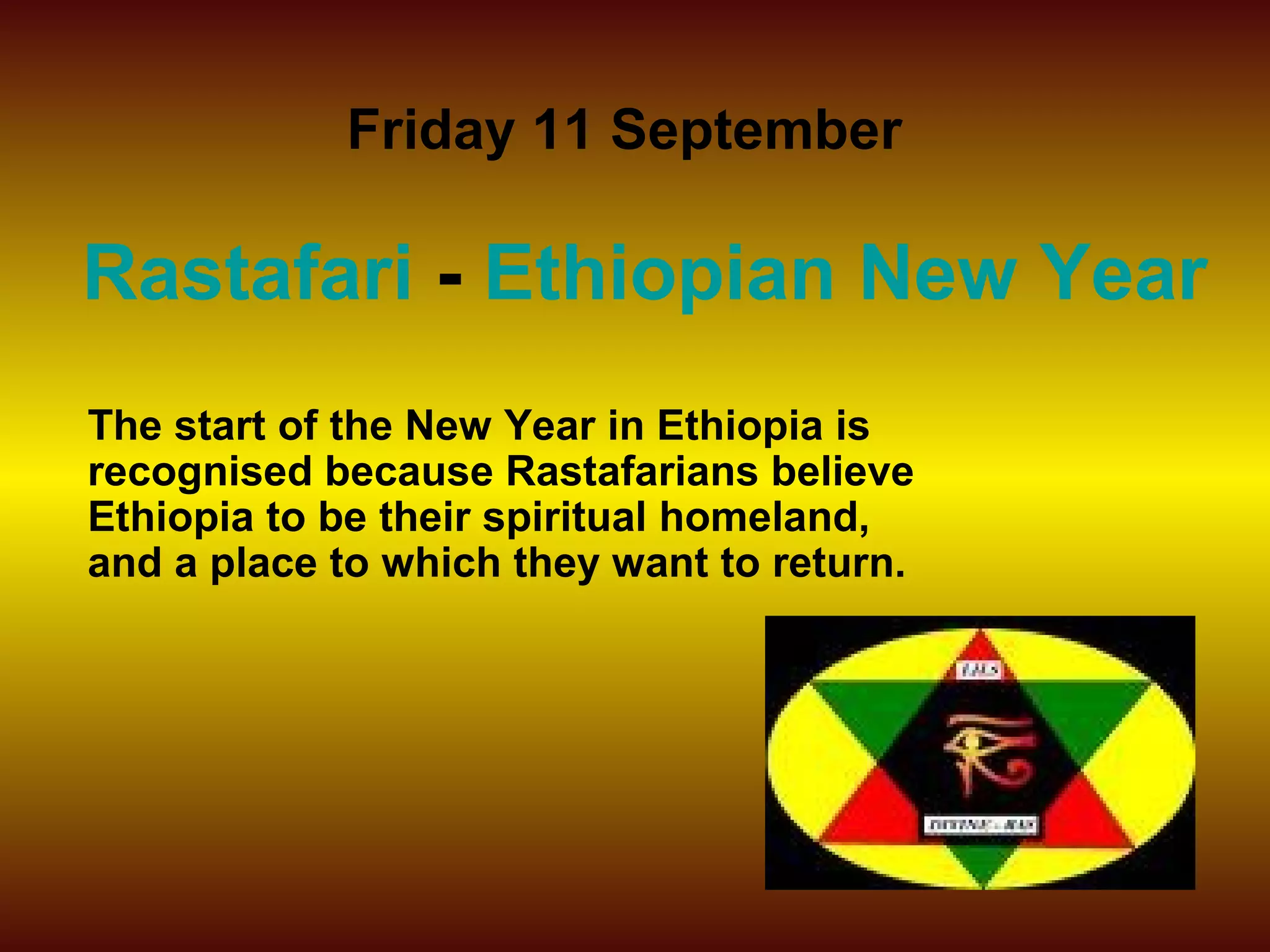 September religious events | PPT