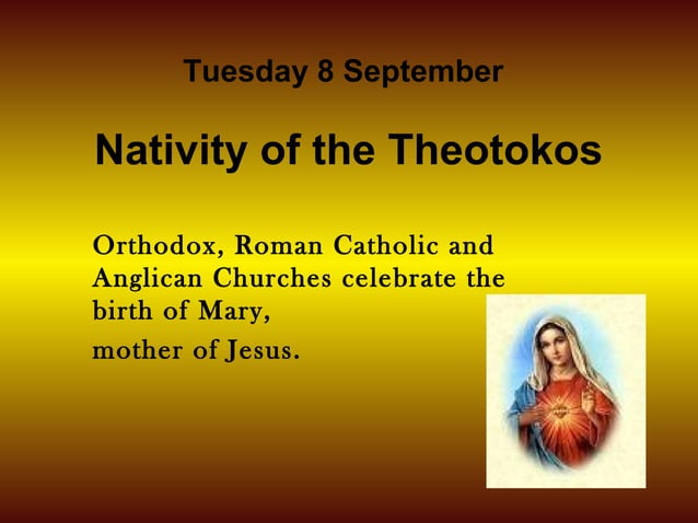 September religious events | PPT
