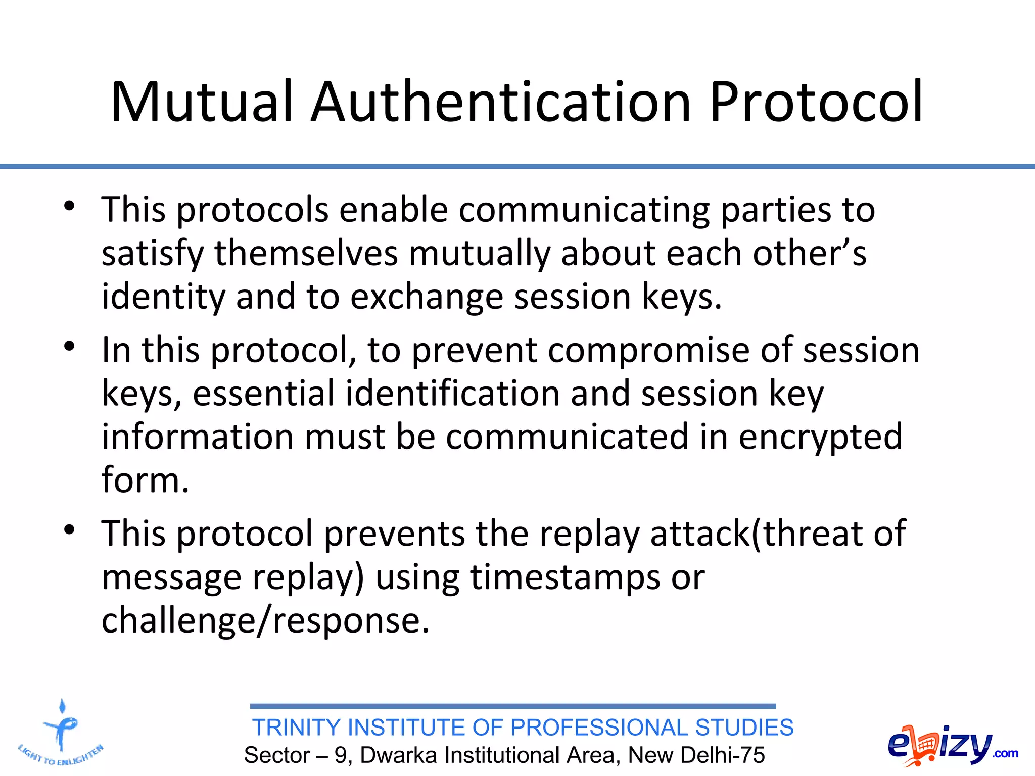 Authentication Protocols | PPT