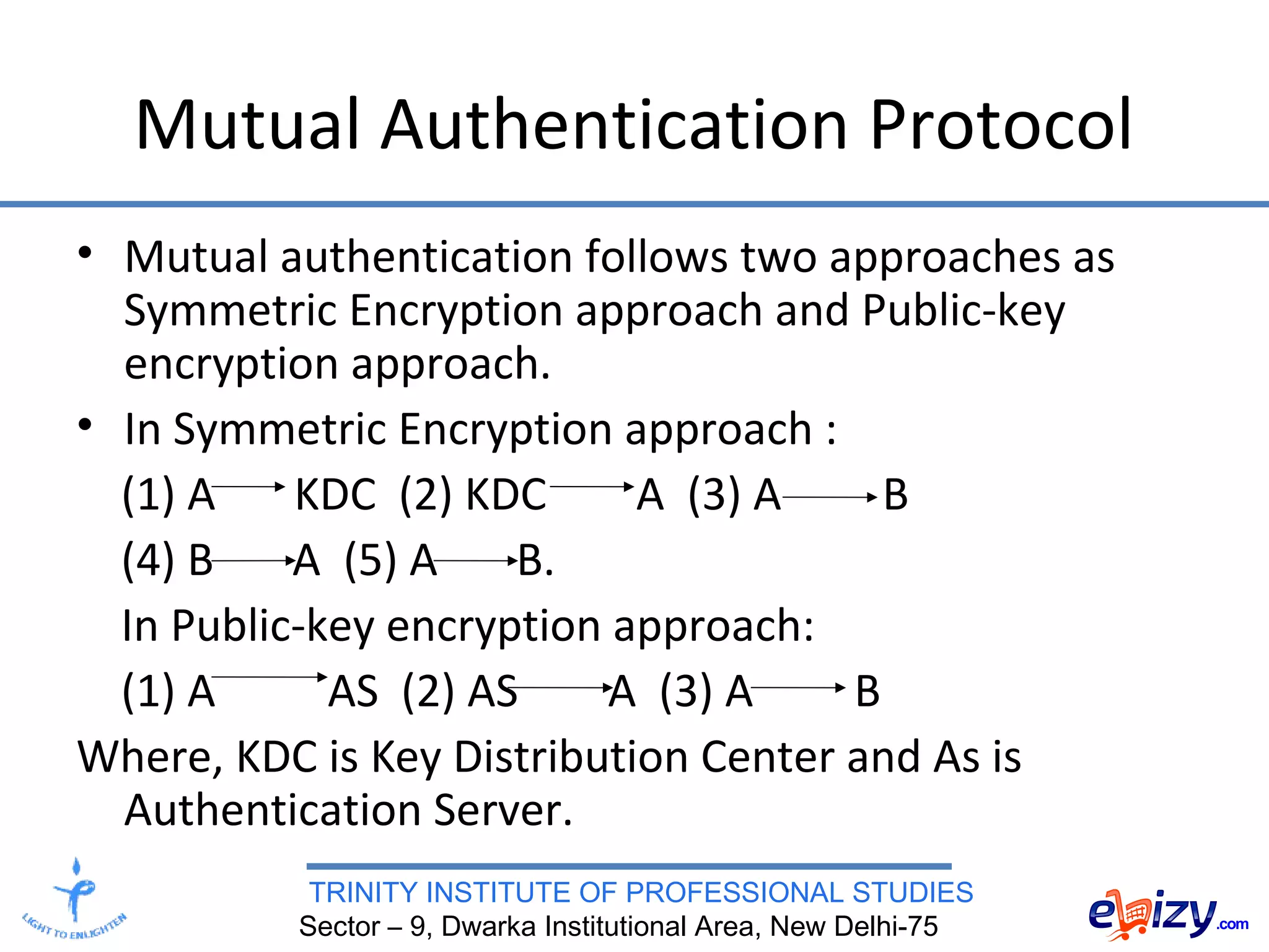 Authentication Protocols | PPT