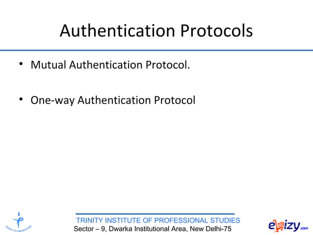 Authentication Protocols | PPT