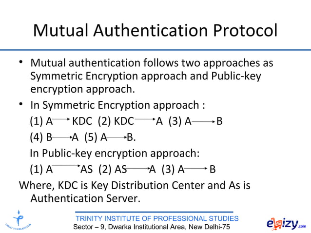 Authentication Protocols | PPT