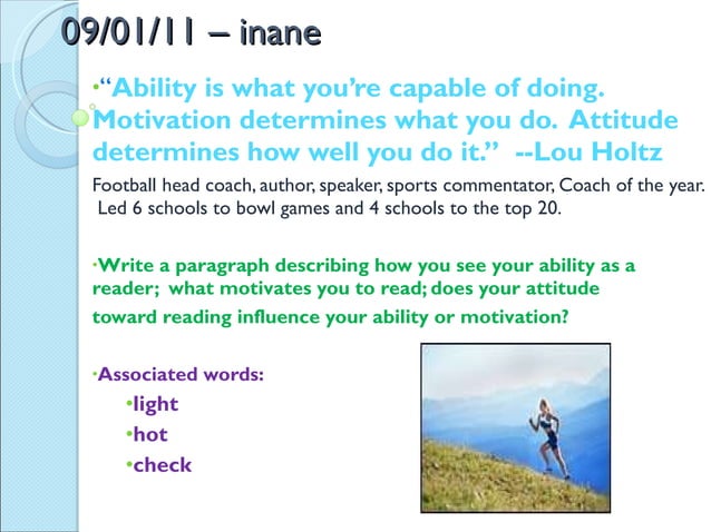 September thoughts | PPT