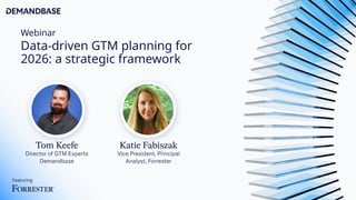Data-Driven GTM Planning for 2026: A Strategic Framework | PPTX