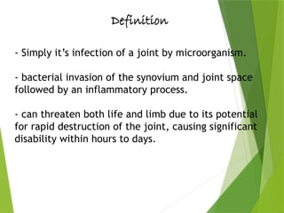 SEPTIC JOINT IN ADULTS AND PAEDIATRICS ,,,.pptx