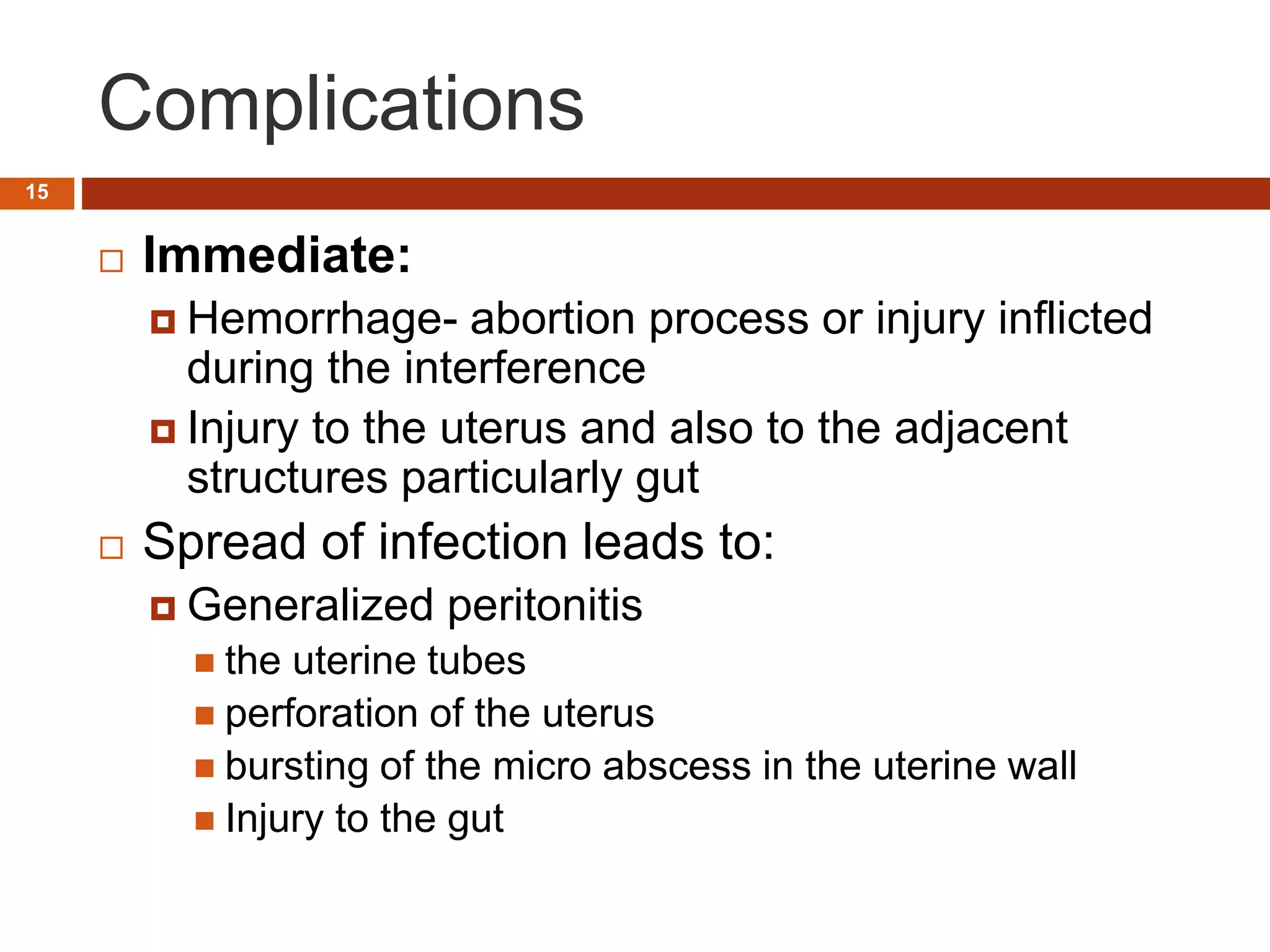 Septic Abortion | PPTX