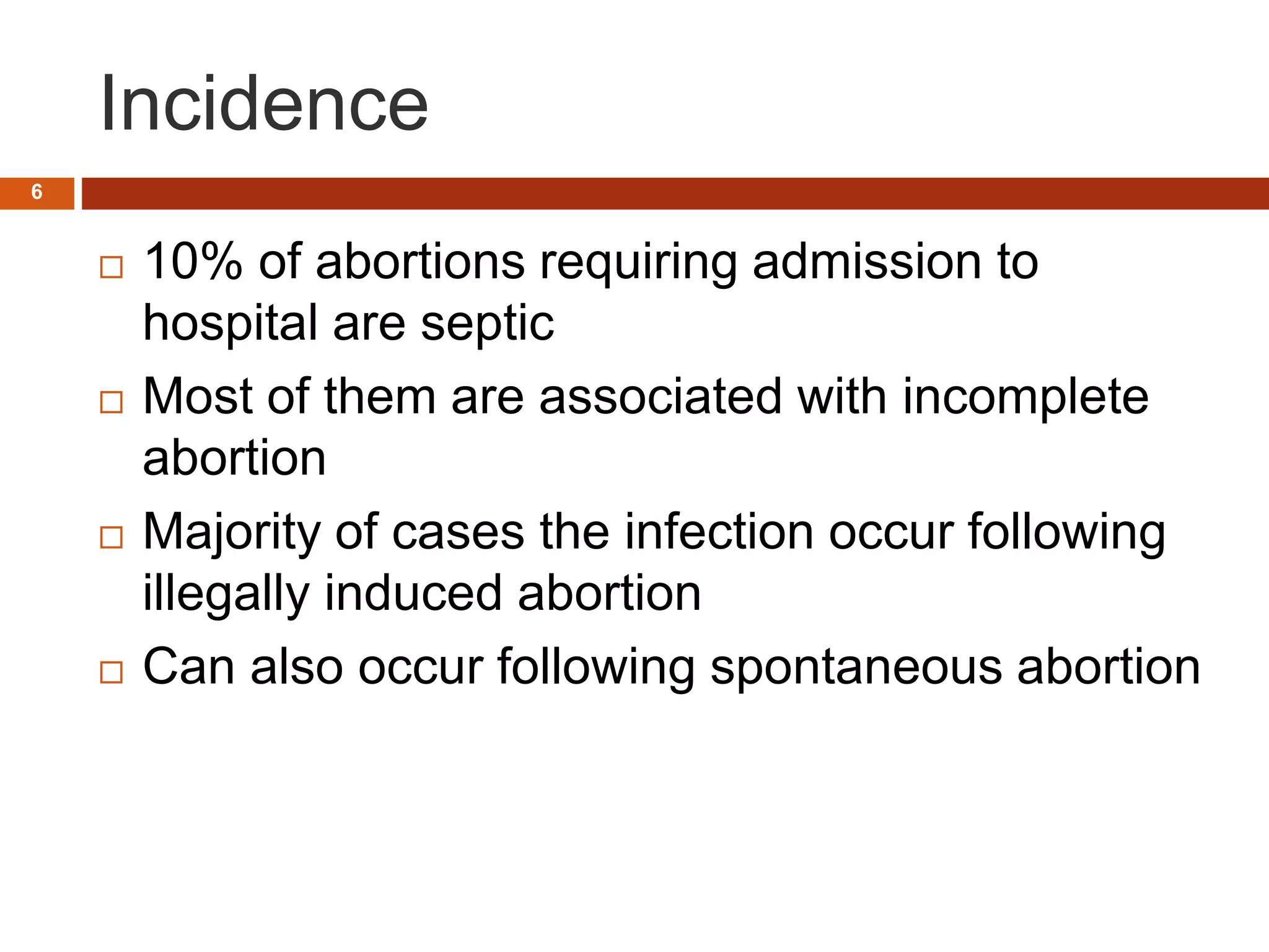Septic Abortion | PPTX