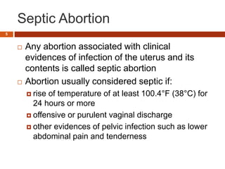 Septic Abortion | PPTX