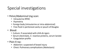 Septic abortion for Revision.pptx | Pregnancy | Reproductive Health