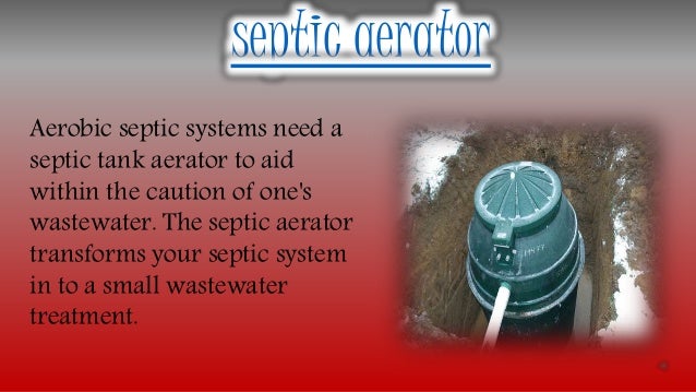 Septic aerator
