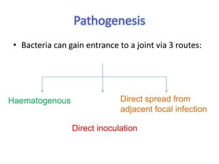 Septic arthritis | PPT