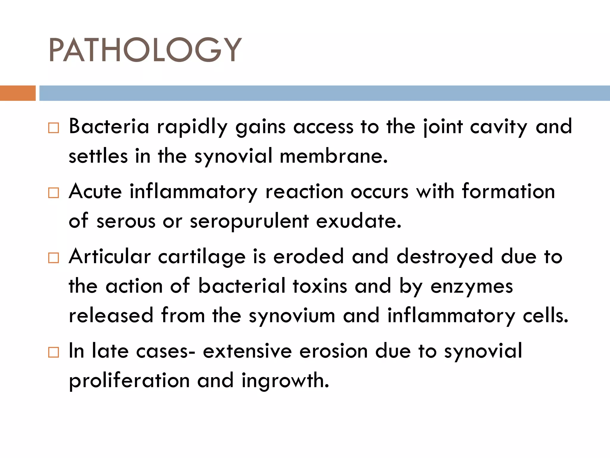 Septic arthritis | PPTX