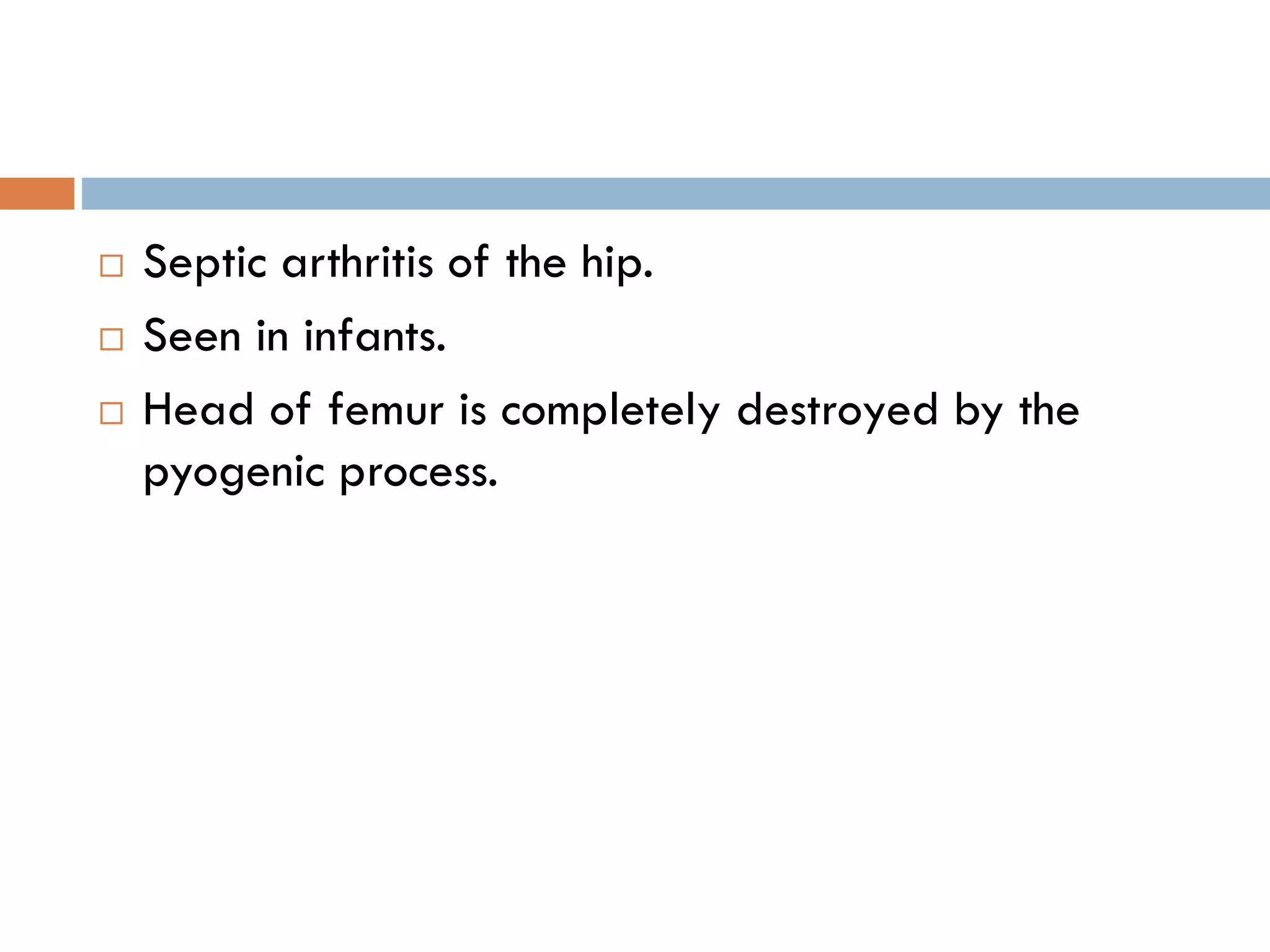Septic arthritis | PPTX