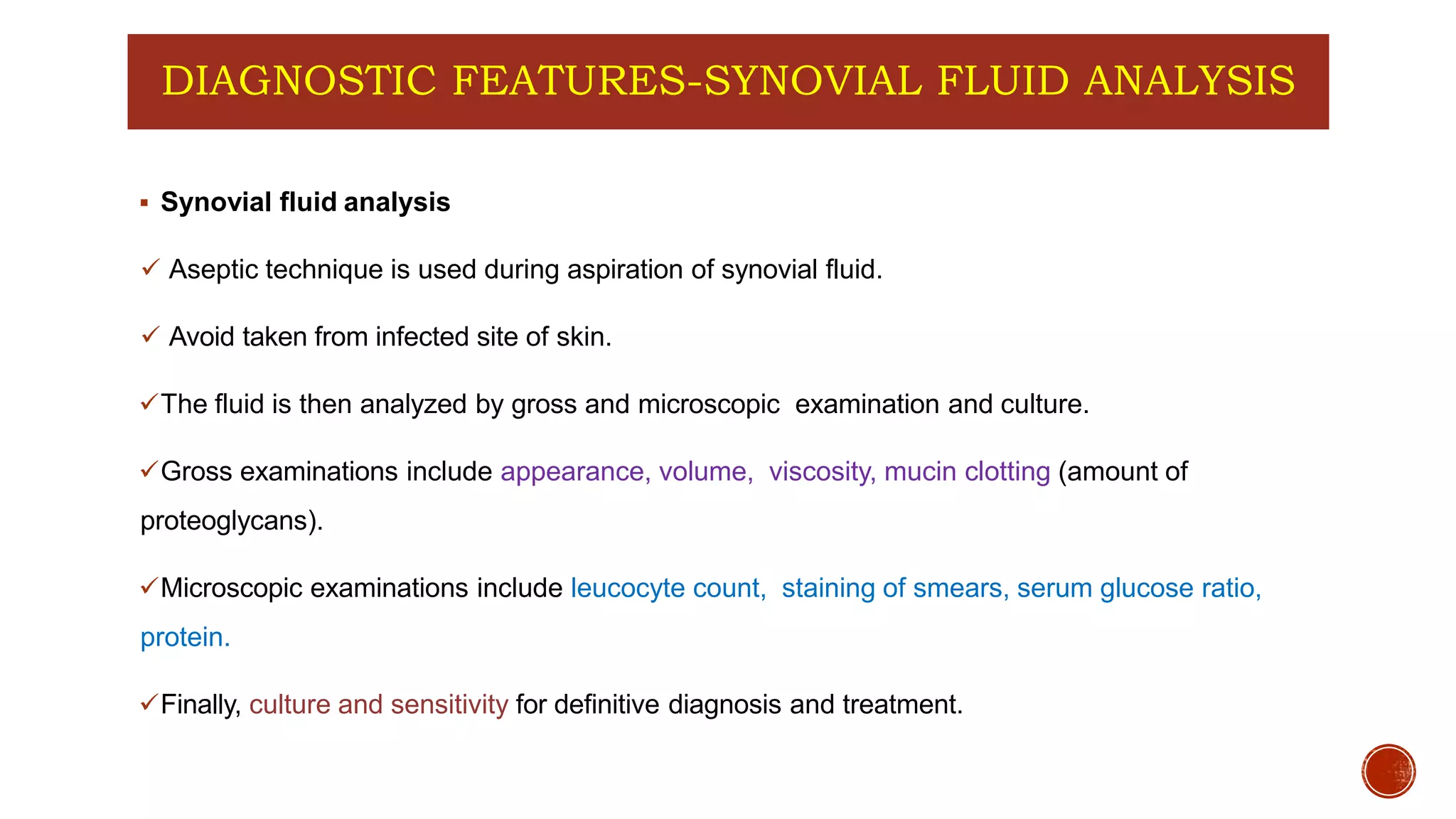 Septic arthritis | PPTX