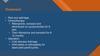 Septic arthritis...5 th stage lecture(dr.farouk) | PPTX