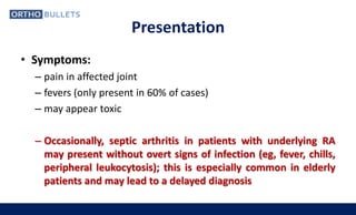 Septic arthritis | PPT