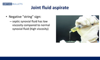 Septic arthritis | PPT