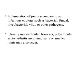 SEPTIC ARTHRITIS by sargam dange mpt.pptx