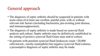 Septic arthritis.pptx for Orthopaedic notes | PPTX