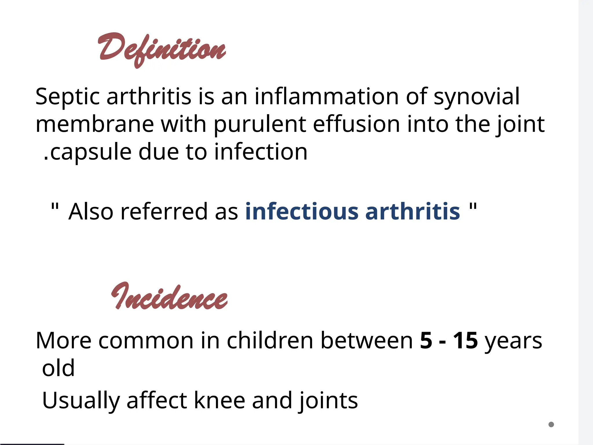 septic arthritis clinical orthopedics.pptx