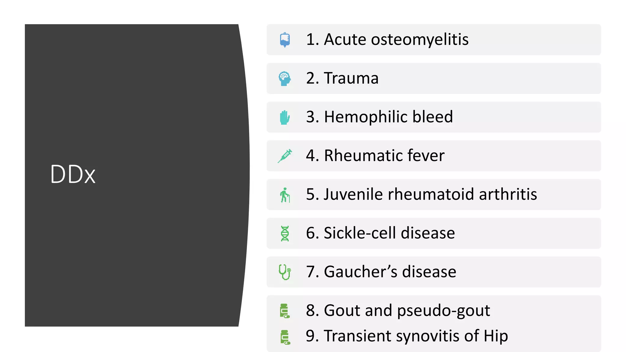 Septic arthritis and sequelae | PPTX
