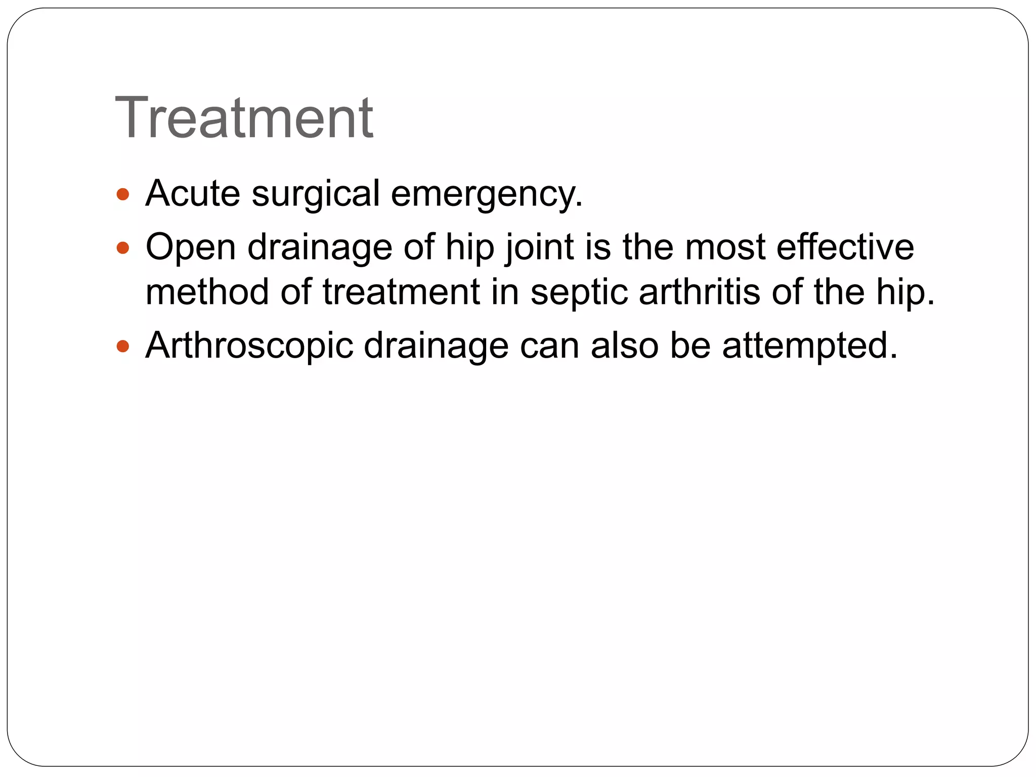 Septic arthritis in children | PPTX