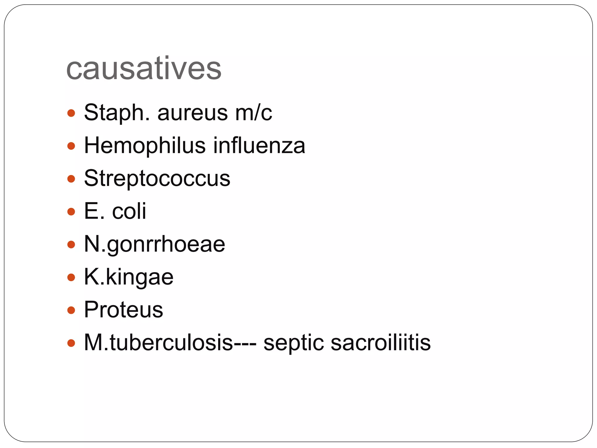 Septic arthritis in children | PPTX