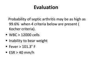 Septic Arthritis of hip in children.pptx
