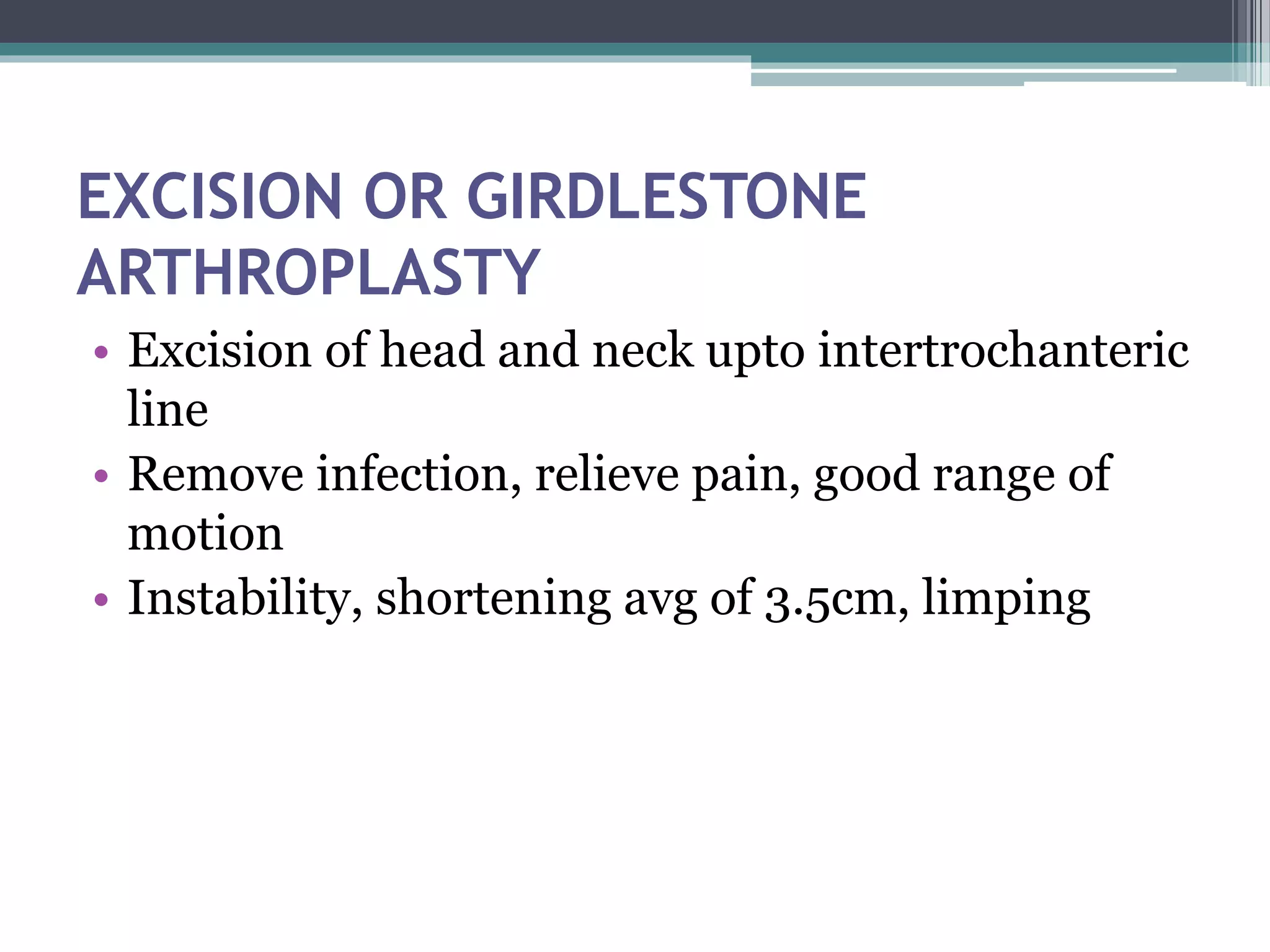 Septic arthritis sequelae. | PPTX