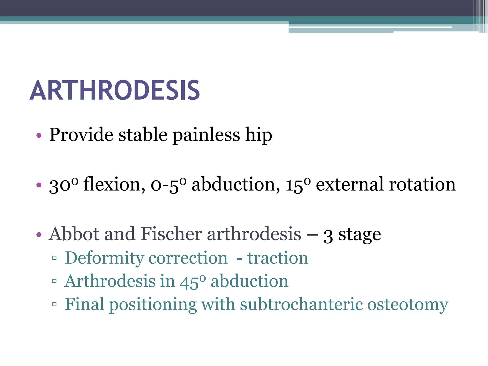 Septic arthritis sequelae. | PPTX