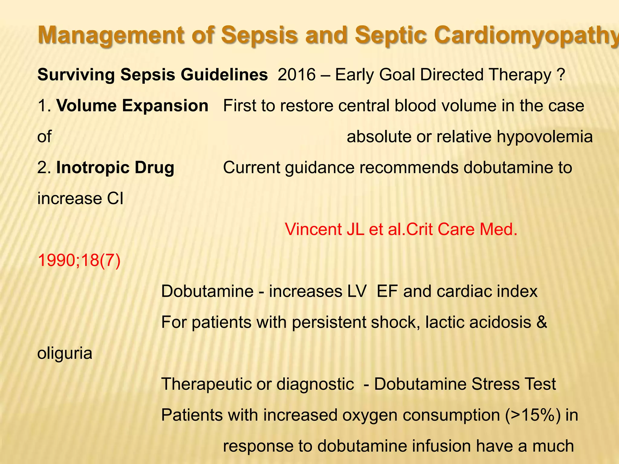 Septic cardiomyopathy colour | PPTX