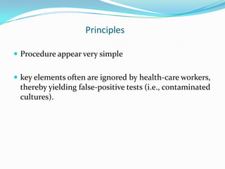 Septiceamia and blood culture | PPTX