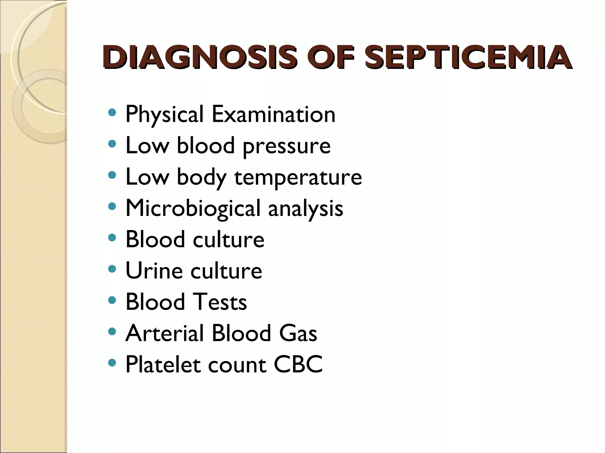 Septicemia | PPT