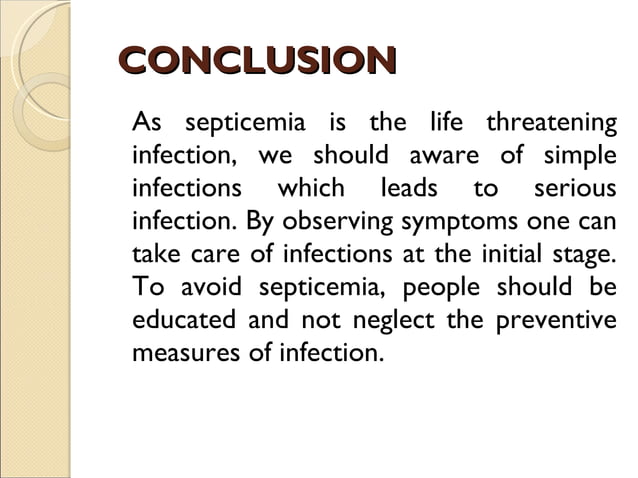 Septicemia | PPT