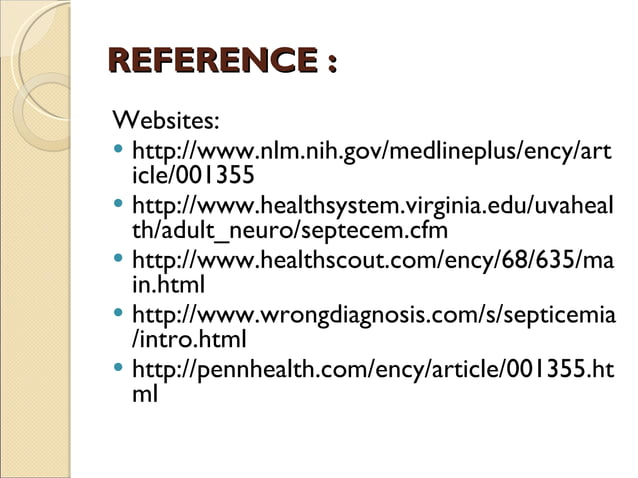 Septicemia | PPT