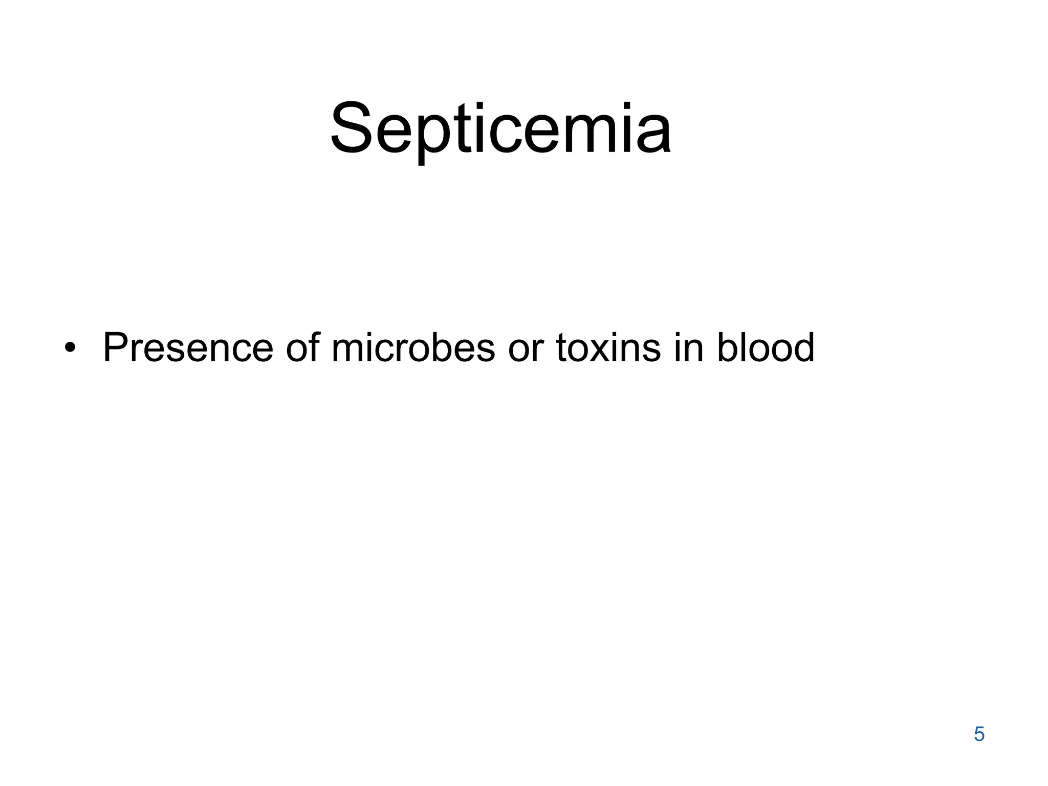 Septicemia | PPSX